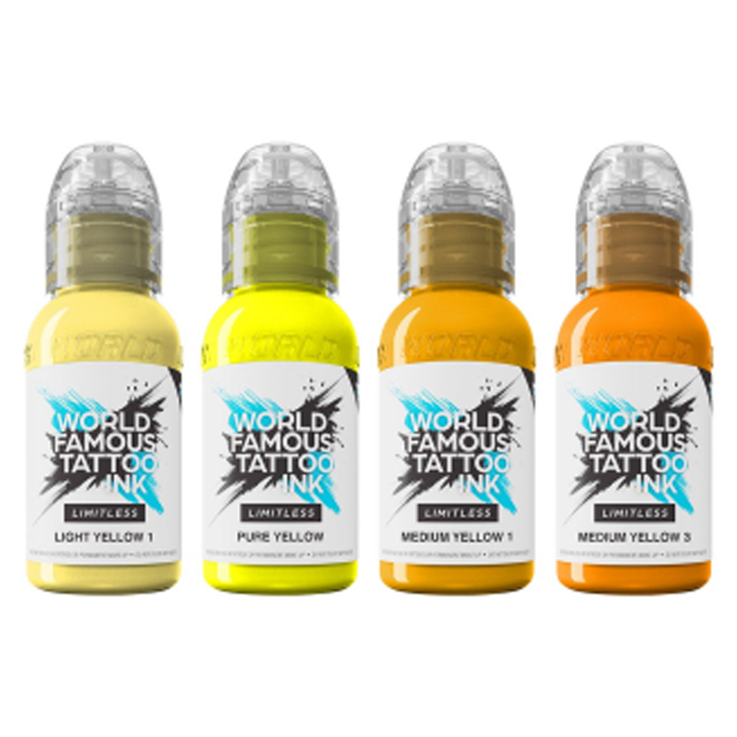 World Famous Ink - Shades Of Yellow Collection Set - The Wildcat Collection